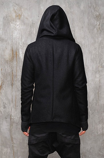 Dark Edgy Diabolic Sharp Avant Garde Hooded Cape Coat By KOKO LIAR on ...